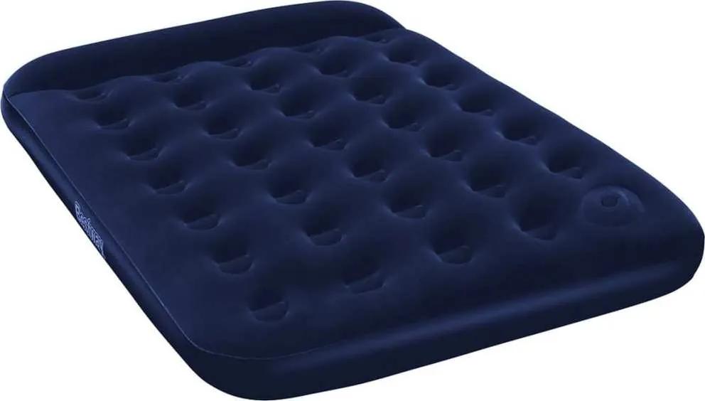 Bestway Nafukovací matrace s vestavěnou nožní pumpou 191 x 137 x 28 cm [90754] Barva: Modrá