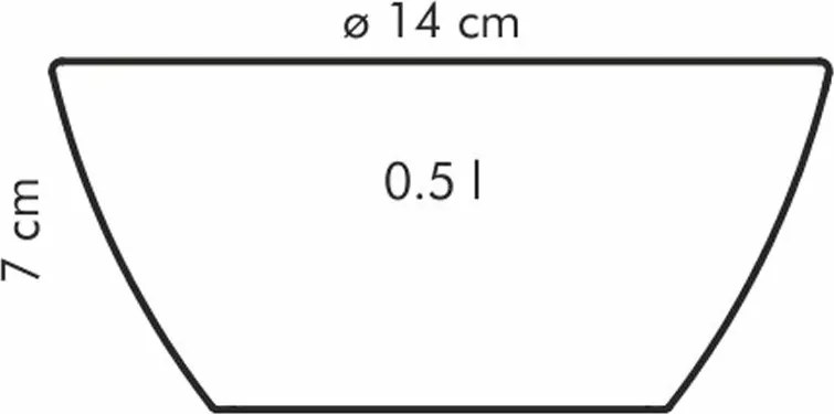 Tescoma Miska CREMA, 14 cm, 14 cm