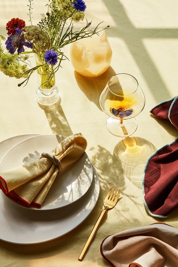Sklenice na koňak 450 ml Broste AMBER - hnědá