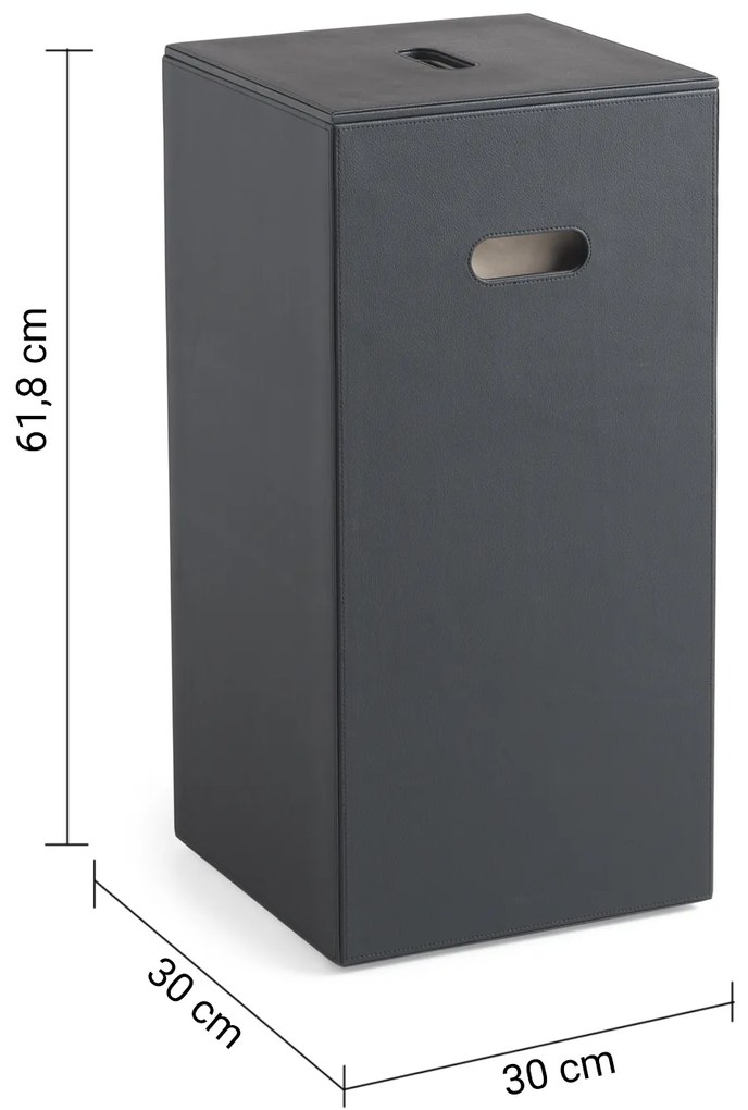 Gedy Gedy, LUXURY koš na prádlo 30x61, 8x30cm, černá, 103614