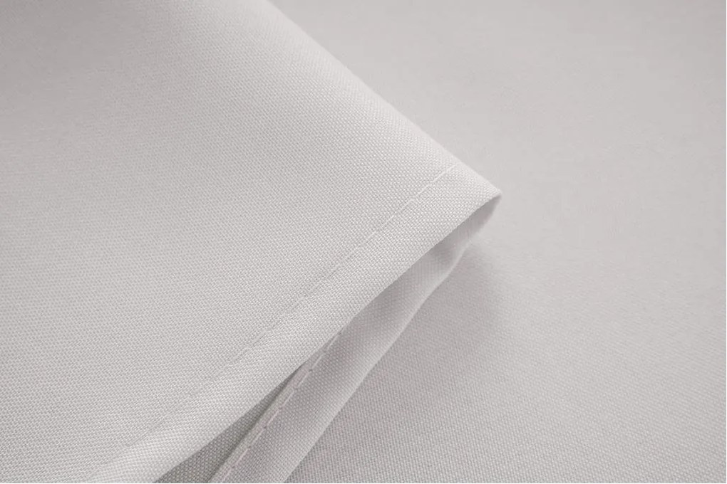 Bílý závěs OXFORD LIGHT 140x270 cm Zavěšení: Řasící páska