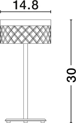 Stolní LED lampa NOVA LUCE BION 6W 3000K 9186947