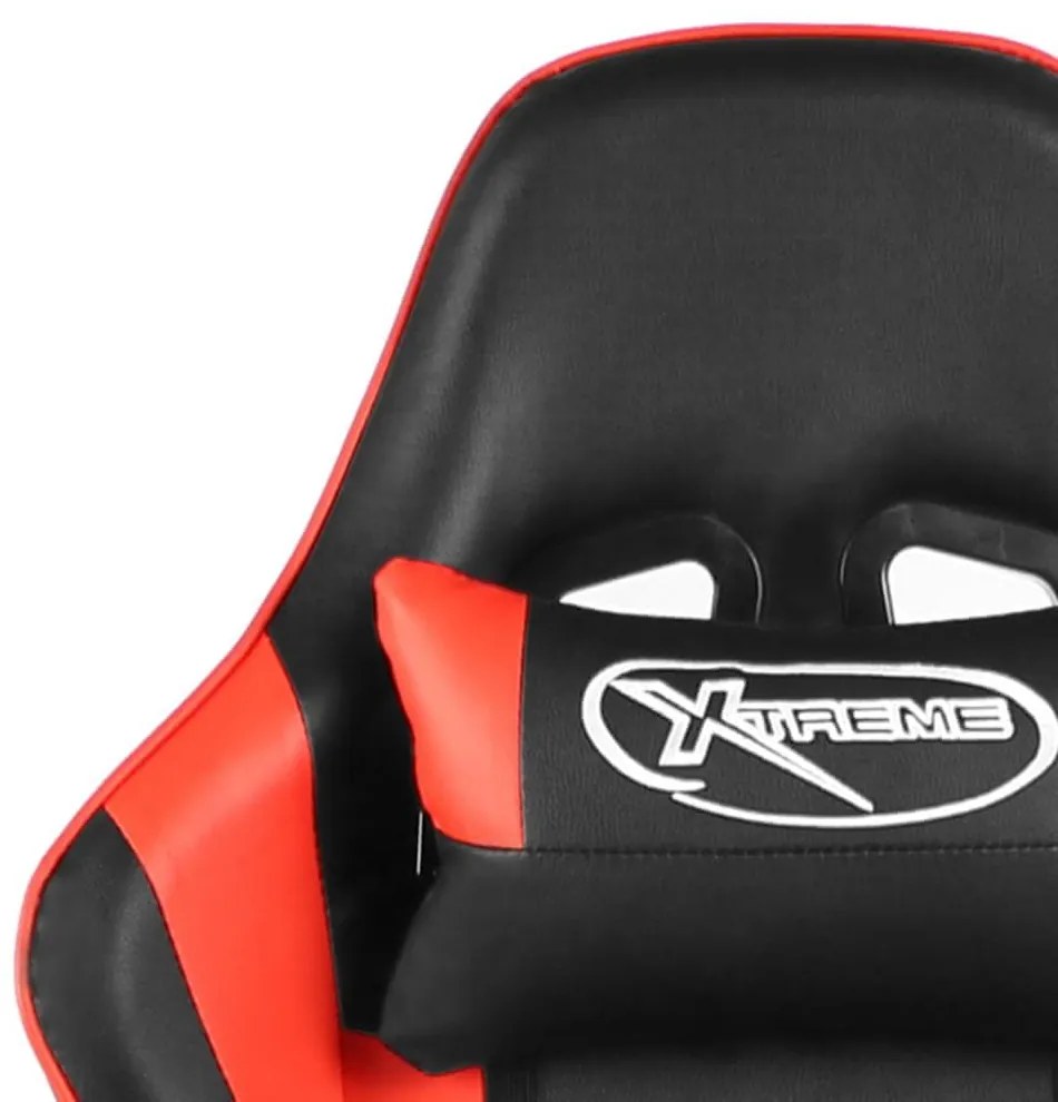 Petromila Otočná herní židle červená PVC