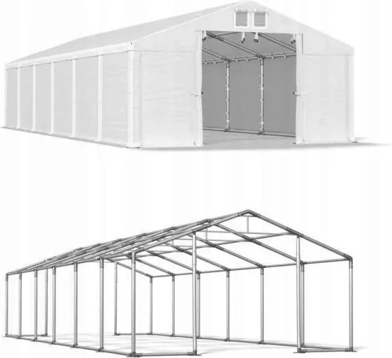 Párty stany 6x12 m, dílenské Das 620 W