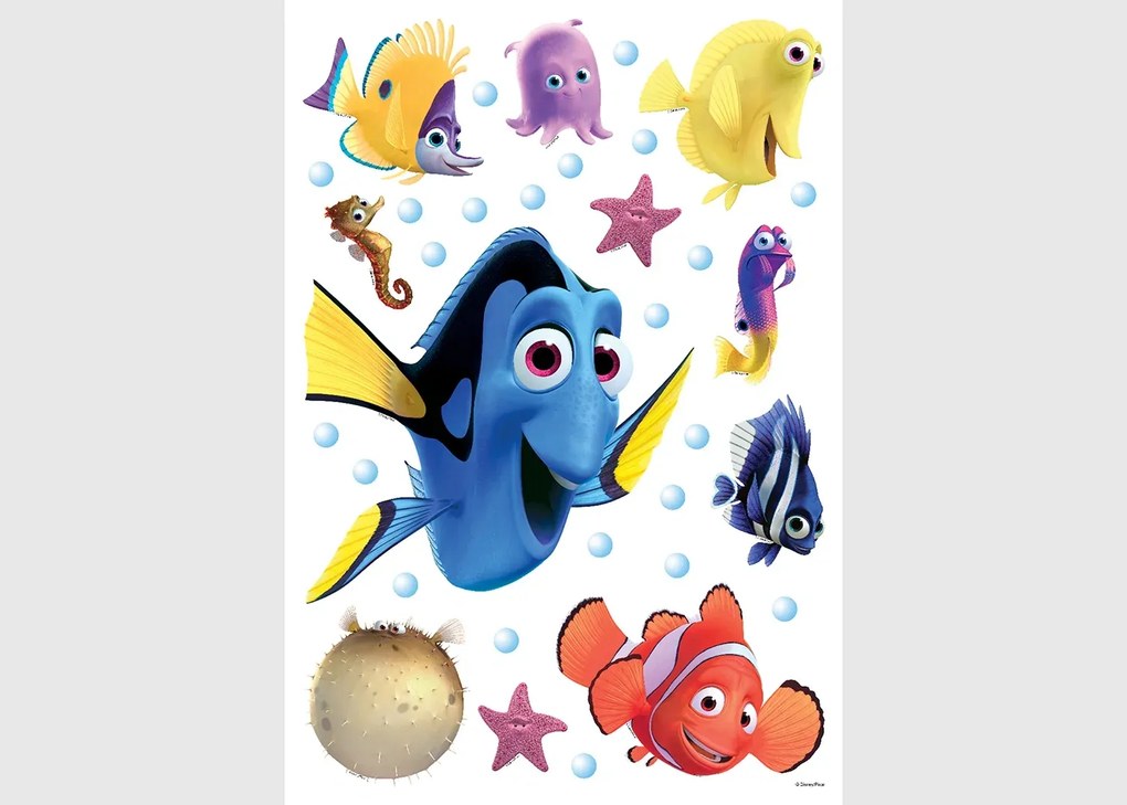 Dětská samolepka na zeď Hledá se Nemo, Disney | 42.5 x 65 cm | DDK 1730