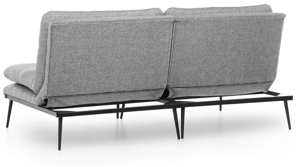 Atelier del Sofa 3-místná pohovka Martin Sofabed - Grey GR110, Šedá