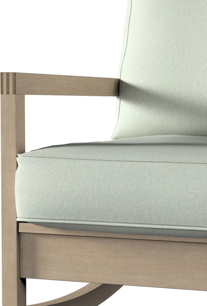 Potah na křeslo IKEA Lillberg barva modrá látka pletený vzor