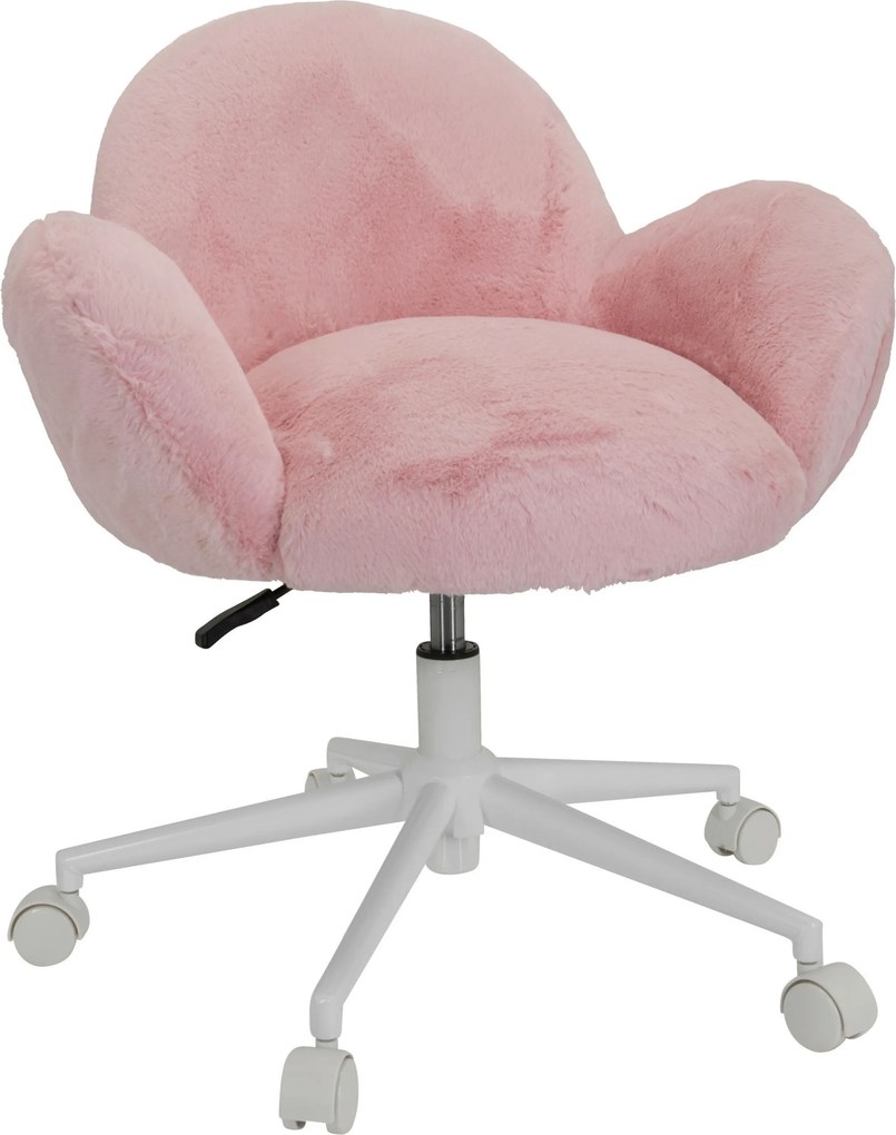 XXXLutz OTOČNÁ ŽIDLE PRO MLÁDEŽ, plyš, růžová MID.YOU - Online Only psací stoly & židle - 001918052501