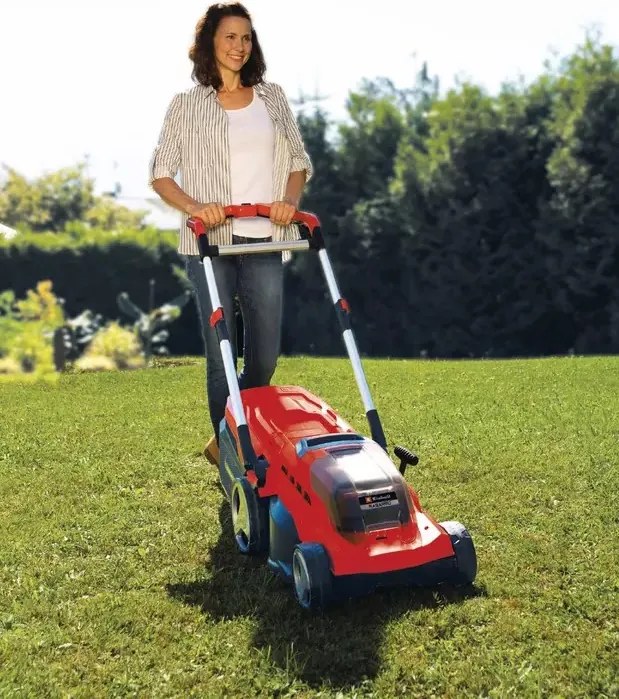 Aku sekačka na trávu Rasarro 36/38 (2x4 Ah) Einhell 3413180