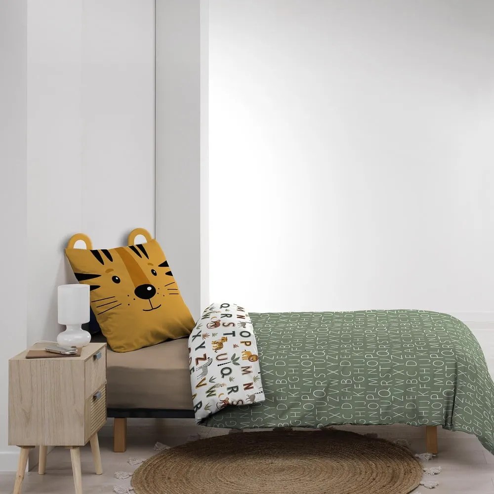 Bavlněné dětské povlečení na jednolůžko 140x200 cm Tigry – douceur d'intérieur