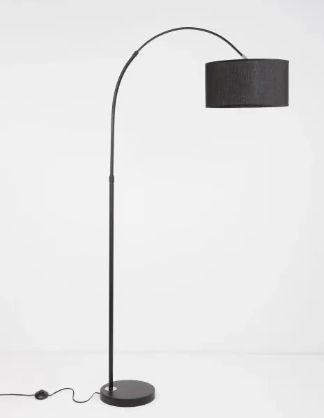 Retro stojací lampa Sama 90 černé