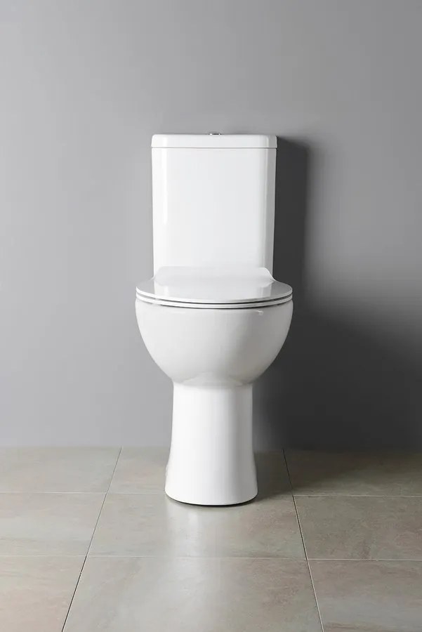 CERSANIT Sapho, ETIUDA WC kombi mísa zvýšená Rimless, zadní odpad, K11-0221