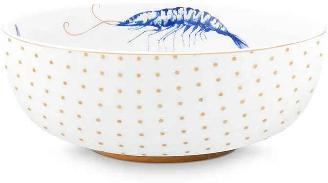 Pip Studio miska Royal Yerseke ø 15cm, bílo-modrá