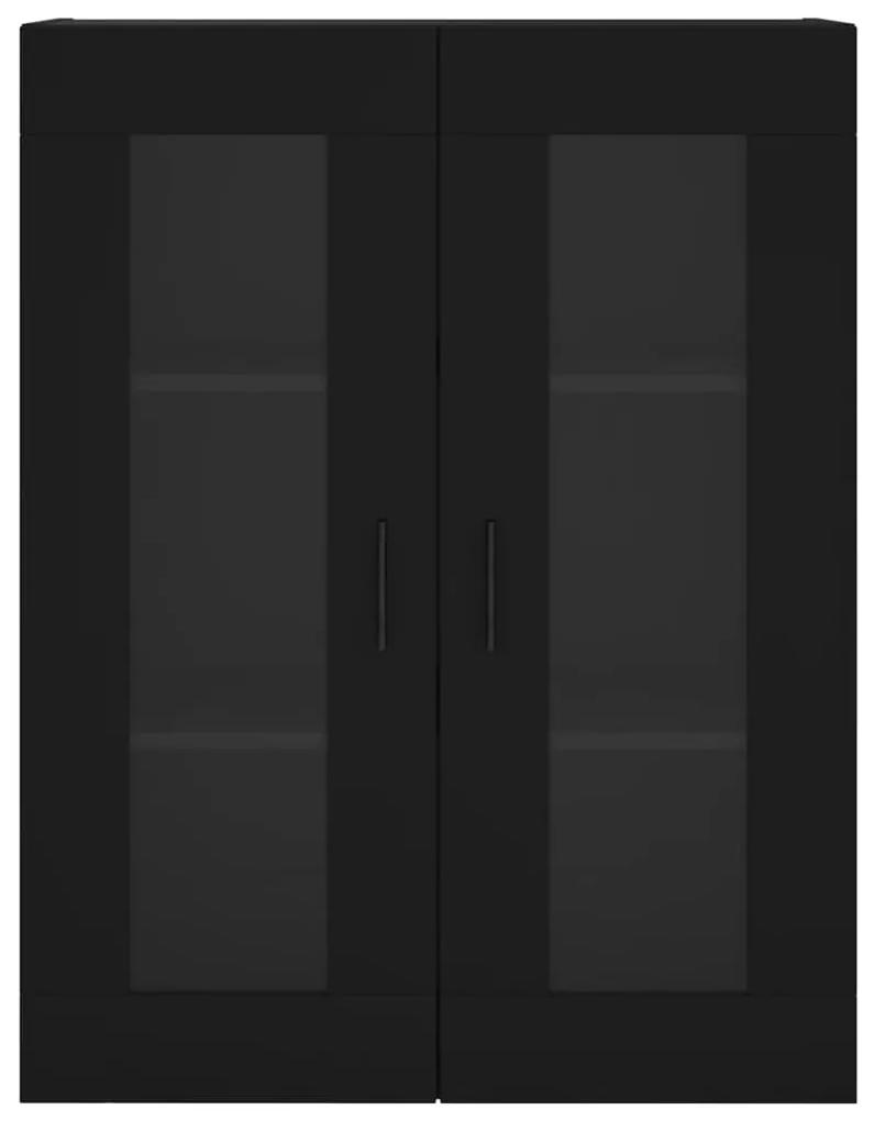 Skříň highboard černá 69,5 x 34 x 180 cm kompozitní dřevo,  3198418