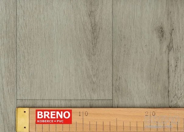 Breno PVC AMBIENT Vero 119L - šedé dřevo, šíře 200 cm