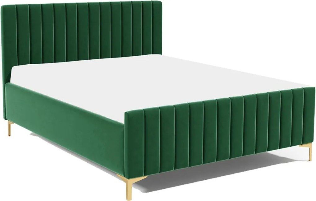 Čalouněná postel do ložnice 25 slim na nožičkách 140x200, 160x200, 180x200