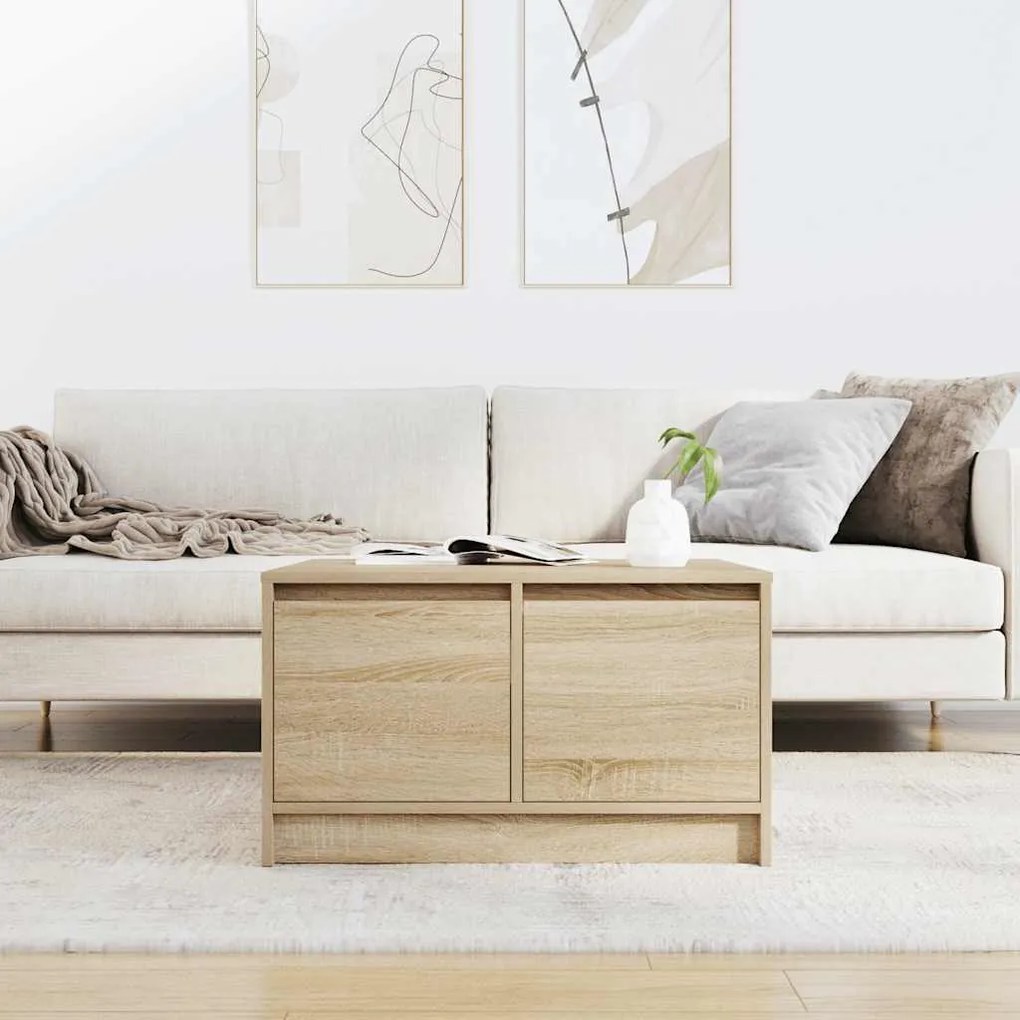 Konferenční stolek se zásuvkami Sonoma Dub 70,5x70x40 cm 3328410