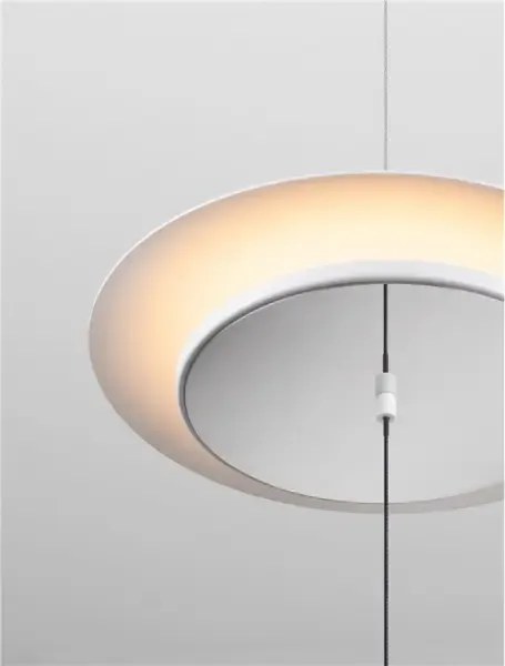 LED stmívatelná bílo-chromová stojací lampa Olos 370
