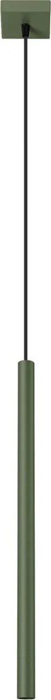 Sollux Lighting Závěsné svítidlo PASTELO 1 olivově zelené