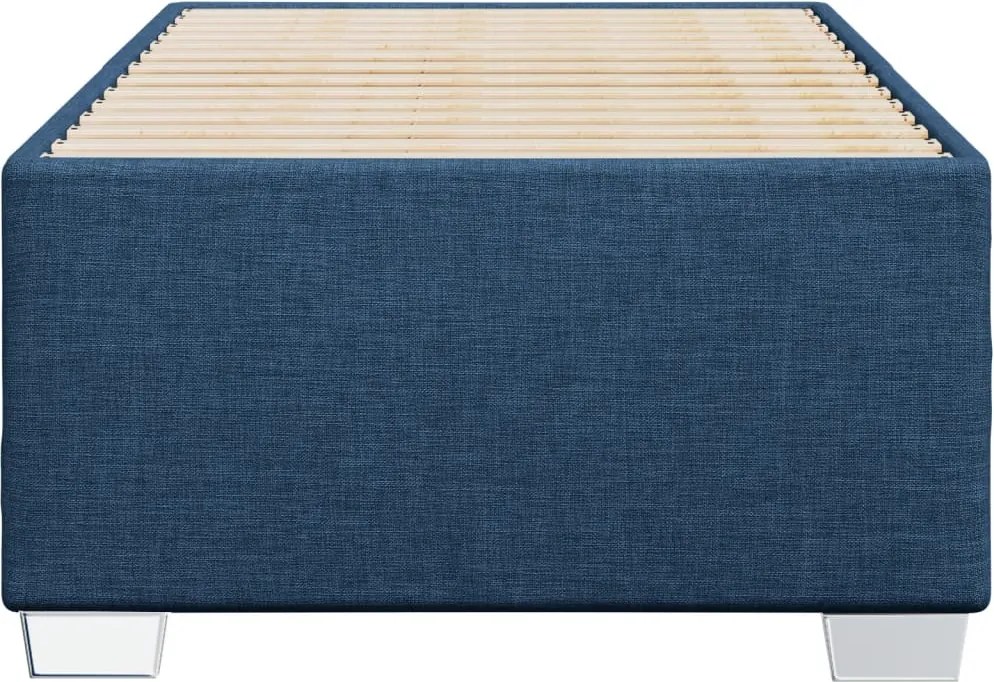 Rám postele bez matrací modrá 80x200 cm textil 3284435