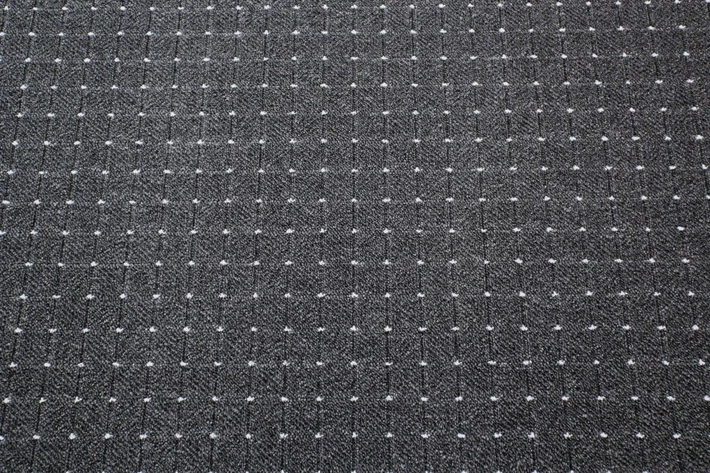 Condor Carpets, Metrážový koberec Udinese antracit - neúčtujeme odřezky z role, na míru, šíře 4m, černá, filc, chodba / předsíň
