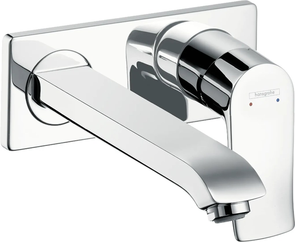 Hansgrohe Metris New, Umyvadlová páková baterie pod omítku, chromová, 31086000