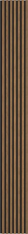 Mexen Lam-F, akustické stěnové lamely 275 × 31,5 cm, filc 6 mm, dub moka, S105-275317-2812-074
