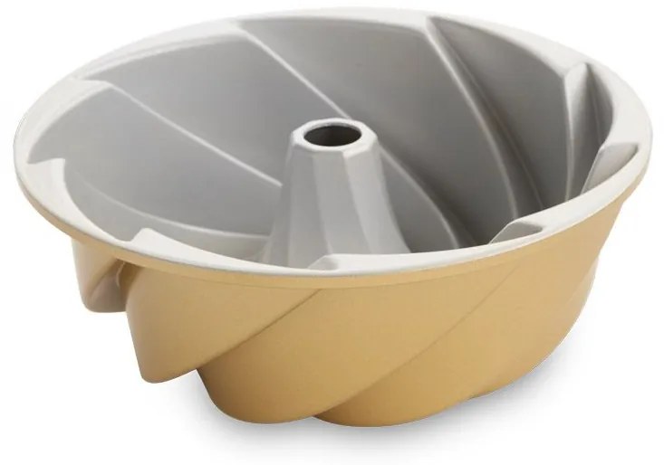 Nordic Ware Hliníková forma na bábovku Gold Heritage ⌀ 26 cm, zlatá barva, kov