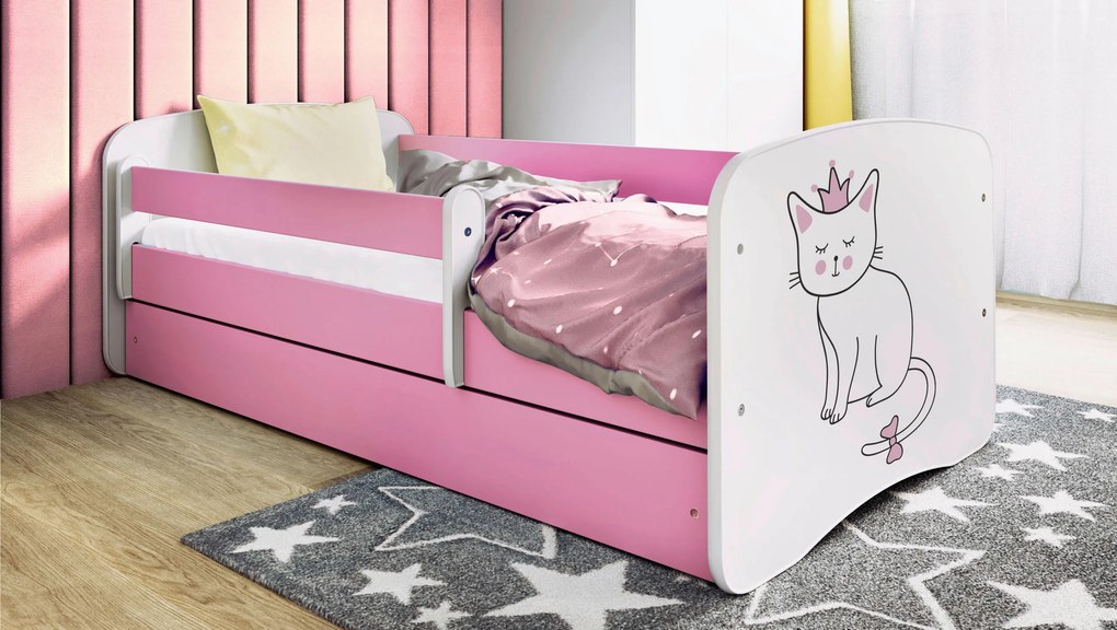 XXXLutz POSTEL PRO DĚTI A MLÁDEŽ 80/160 cm, bílá, pink MID.YOU - Dětské pokoje sestavy - 00214200022Z