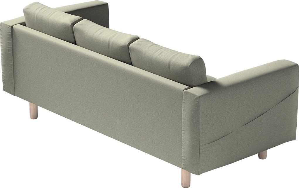 Potah na pohovku IKEA Norsborg 3-místná barva šedá látka pletený vzor