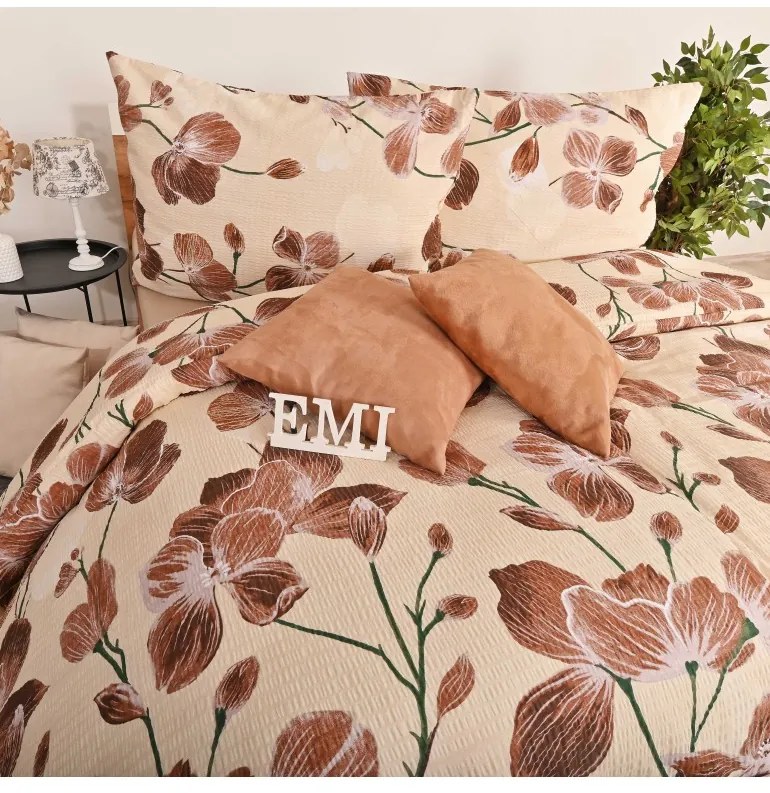 Povlečení krepové Davina EMI, Standardní set jednolůžko obsahuje 1x 140x200 + 1x 70x90