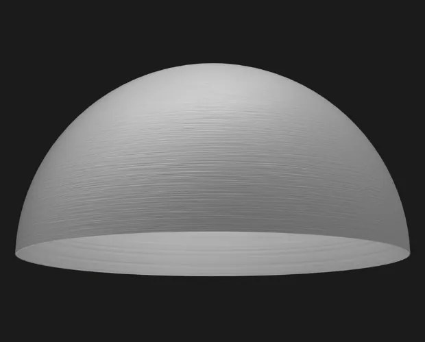 Doxis Dome 720 Textured závěsné led designové svítidlo Barva: Uzená hnědá, Chromatičnost: 4000K Dali