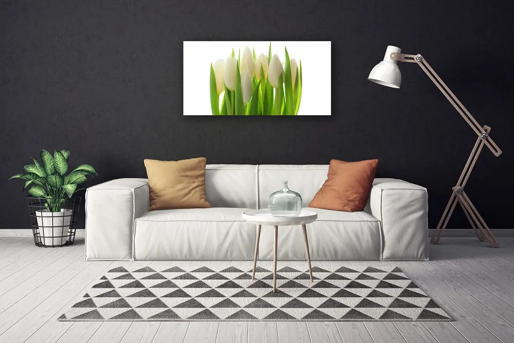 Obraz na plátně Tulipány Rostlina Příroda 140x70 cm