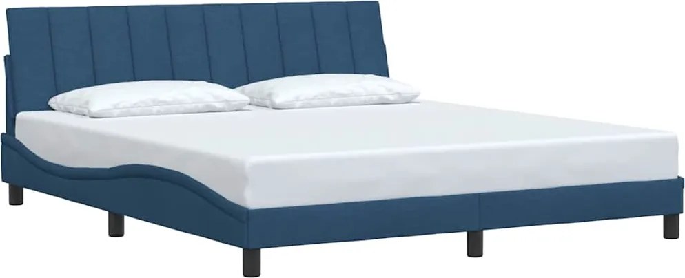Rám postele bez matrace Hanko modrý 180 x 200 cm textil 3310411