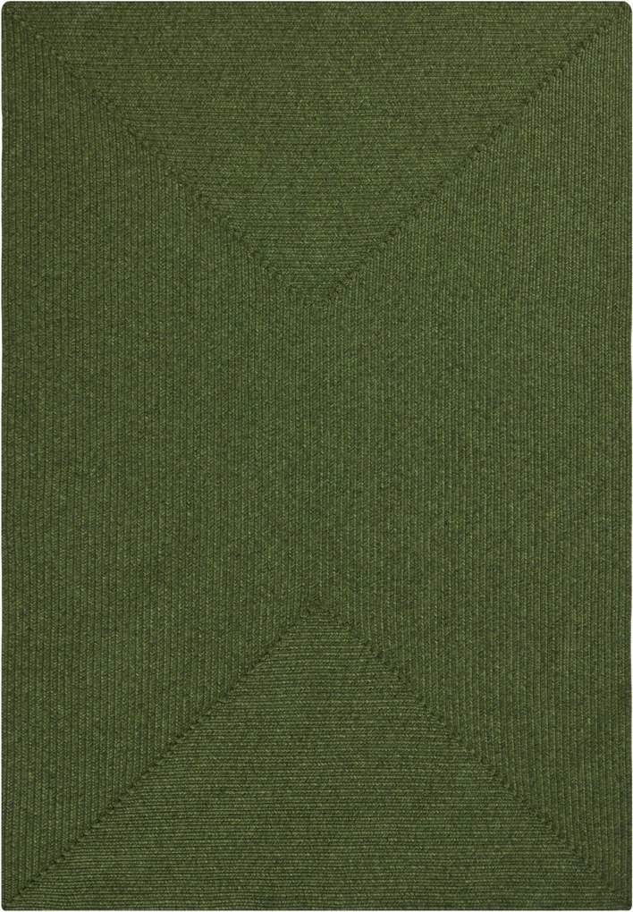 Kusový koberec Braided 105554 Green – na von aj na doma, 80x150, zelená, chodba / predsieň, Hanse Home