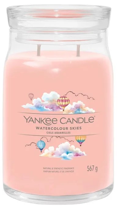 Yankee Candle Signature svíčka velká Watercolour Skies, 567g