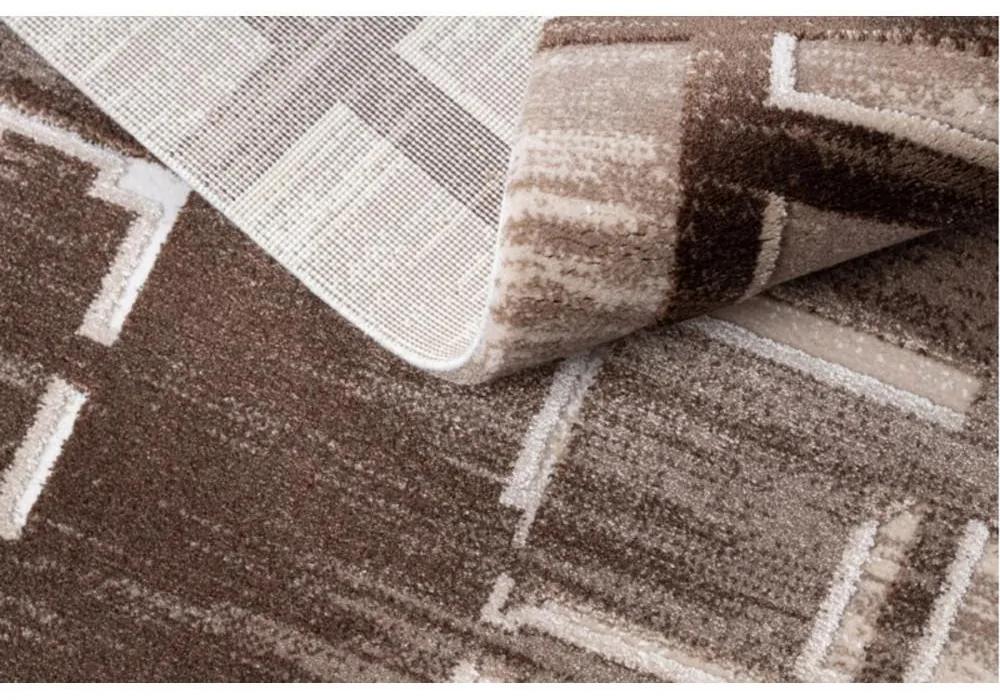 Luxusní kusový koberec akryl Don hnědý 160x230cm