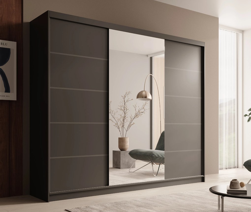 ADRK Furniture Posuvná skříň Etna 250 ADRK-SW-ETN-B-250