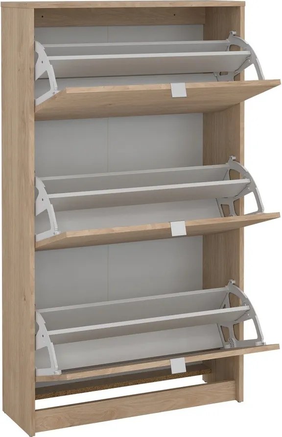 Výklopný botník v dekoru dubu v přírodní barvě 70x124x24 cm Shoes – Tvilum