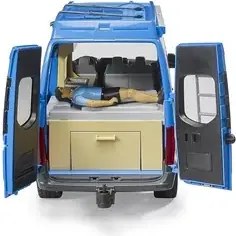 Bruder MB Sprinter Camper s řidičem a příslušenstvím / od 4 let