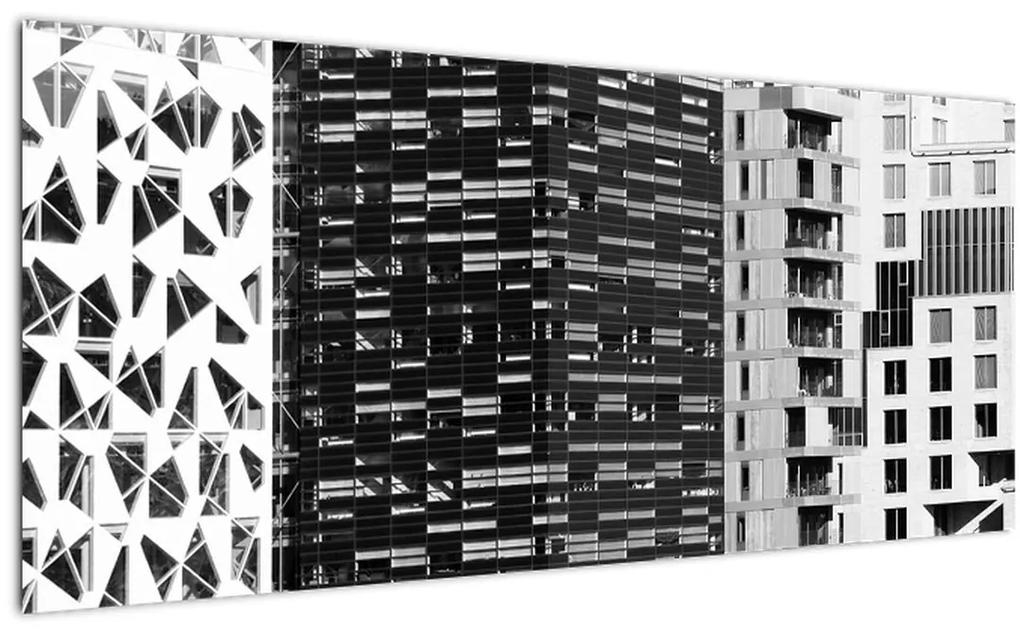 Obraz černobílé architektury (100x40 cm), 40 dalších rozměrů