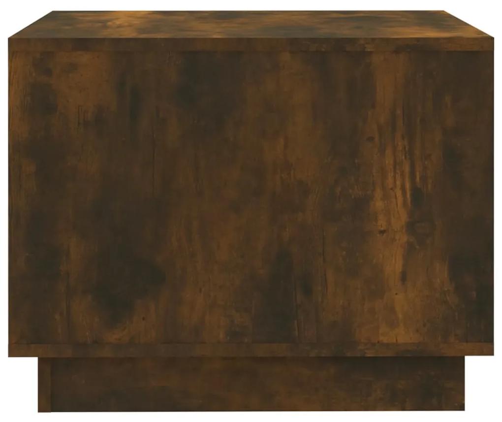 Konferenční stolek kouřový dub 55 x 55 x 43 cm kompozitní dřevo