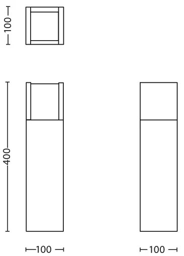 Philips 16462/93/16 - LED Venkovní lampa MYGARDEN ARBOUR LED/6W/230V IP44