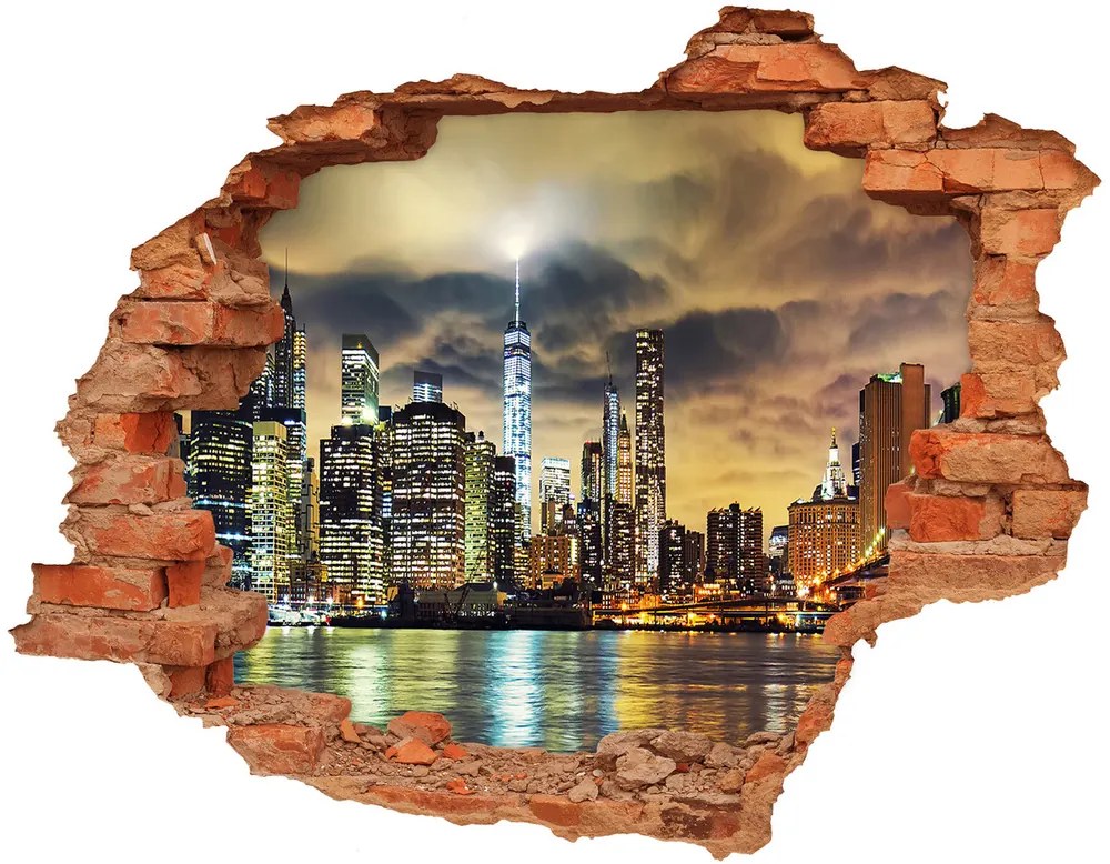 Wallmuralia Fototapeta díra na zeď Manhattan New York 90x70 cm