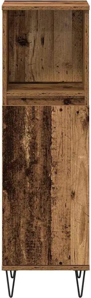 Sada koupelnového nábytku 3 ks Staré dřevo 30 x 30 x 180 cm 3378507