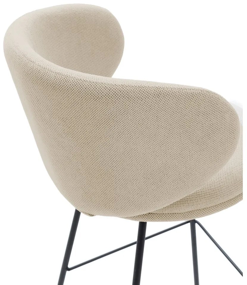 Béžové barové židle v sadě 2 ks (výška sedáku 65 cm) Rush – Marckeric