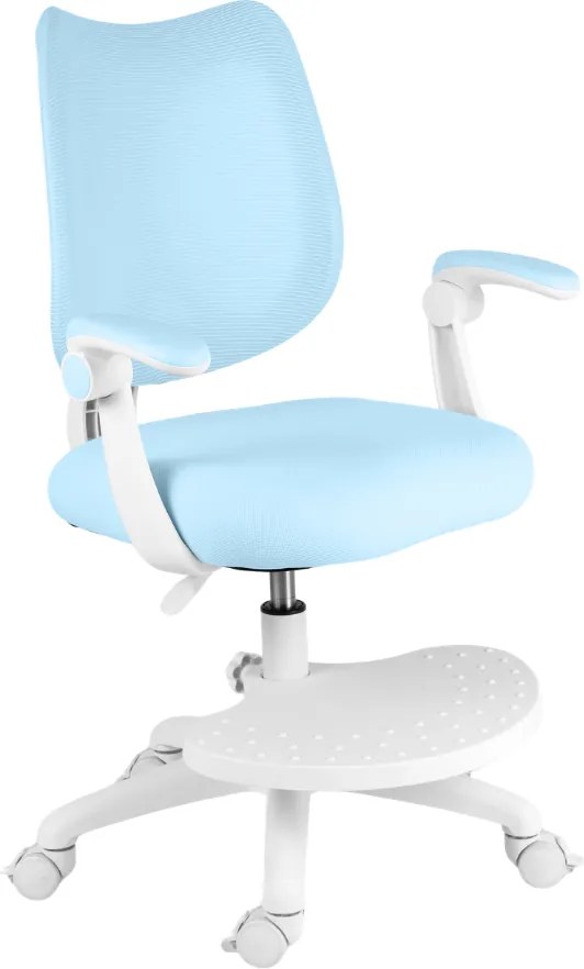 Dětská rostoucí židle Neoseat JUNI 022 — látka, pratelný potah, modrá