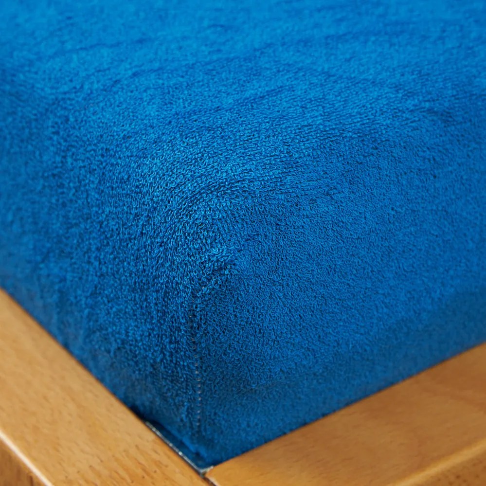 Smolka Froté prostěradlo - Modrá Velikost: 90*200 cm