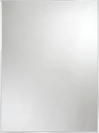 Zrcadlo na chodbu zeď do koupelny předsíně nalepovací s ozdobnou hranou GLOSSY 60 x 80 cm se strmou fazetou 712-925