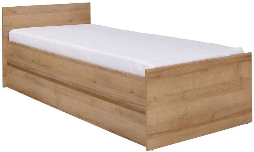 Moderní jednolůžková postel Cosmo C08 80 cm - dub riviera